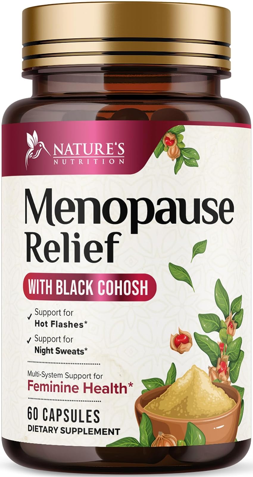 Menopause support capsules for women