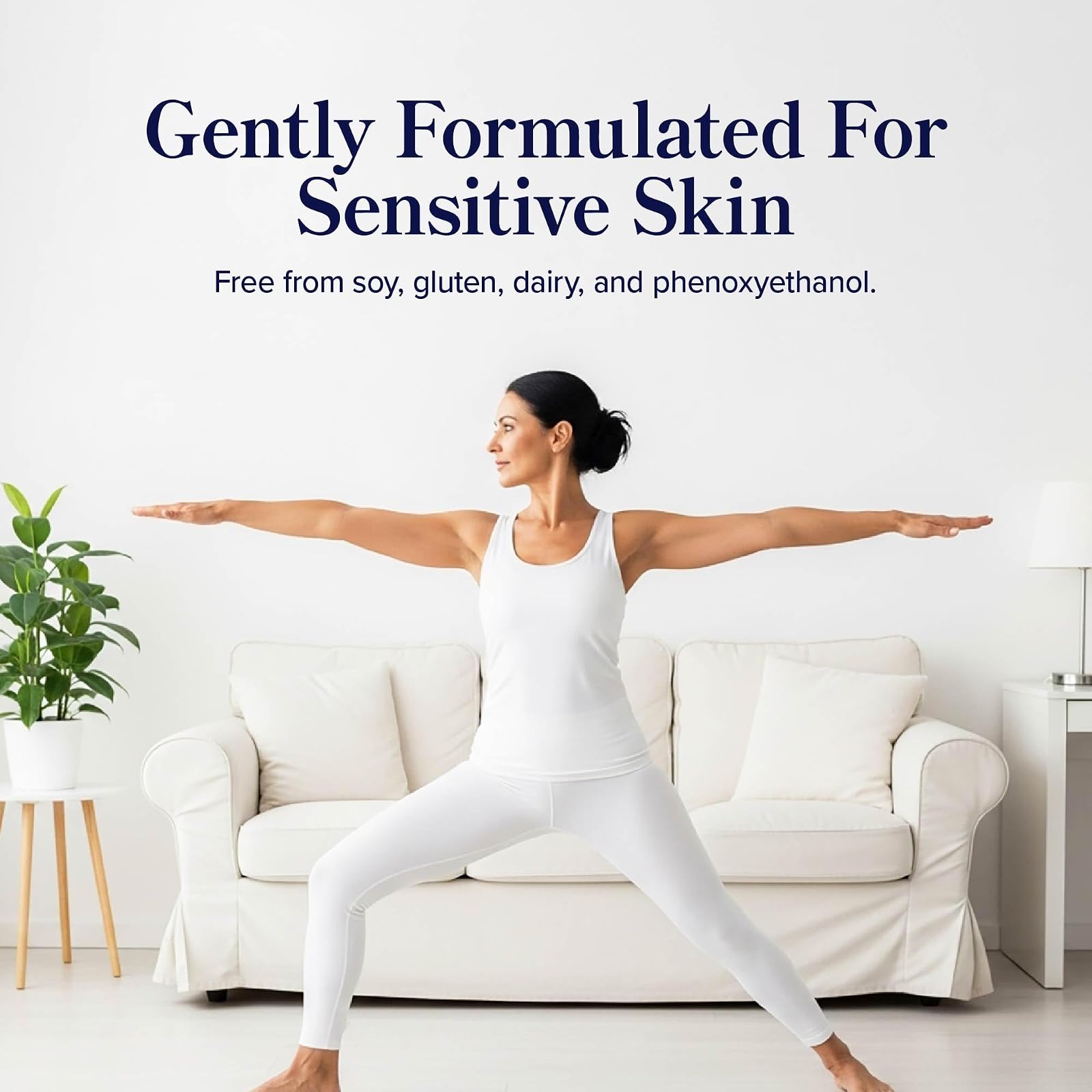 Menopause support cream with natural ingredients