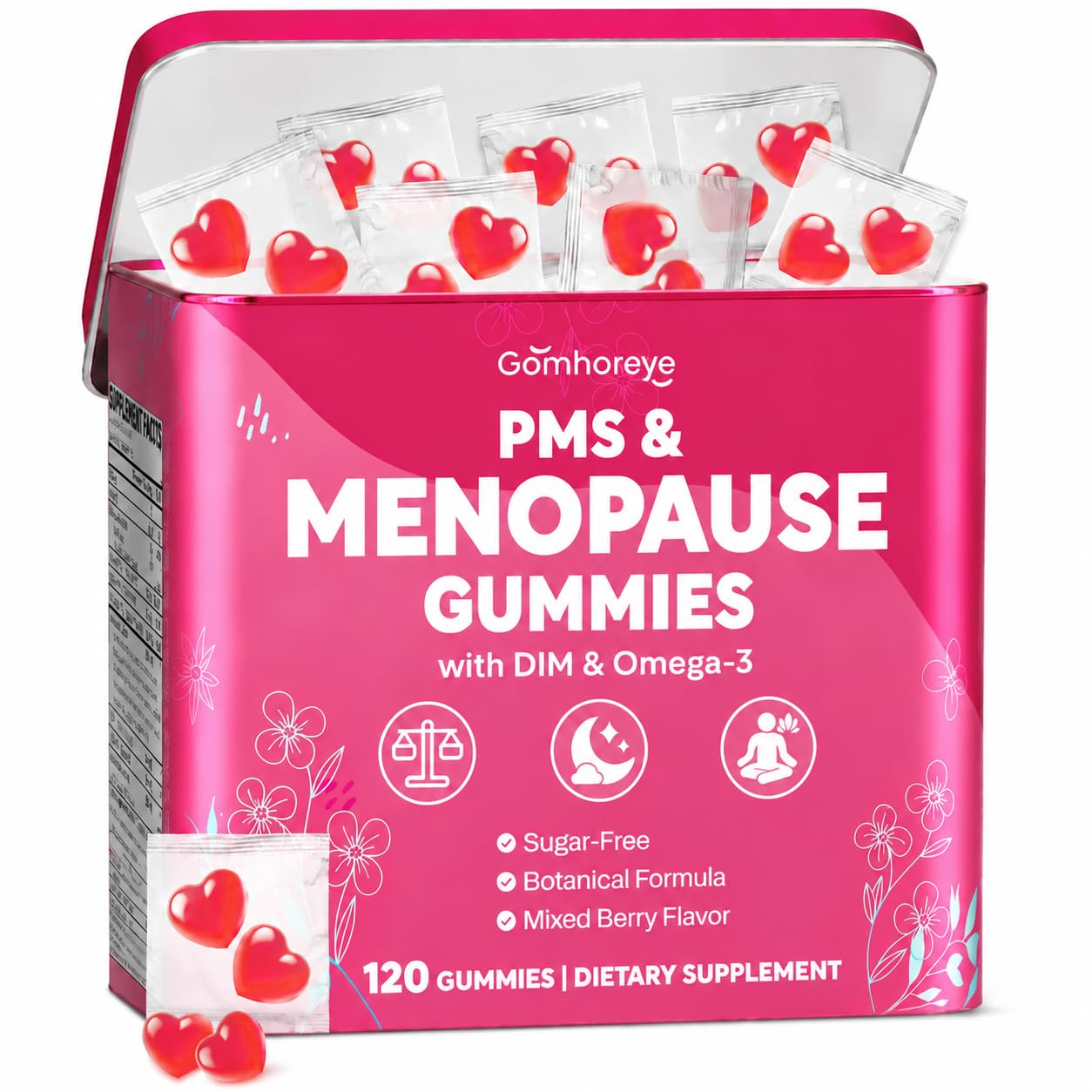 Menopause support gummies for relief