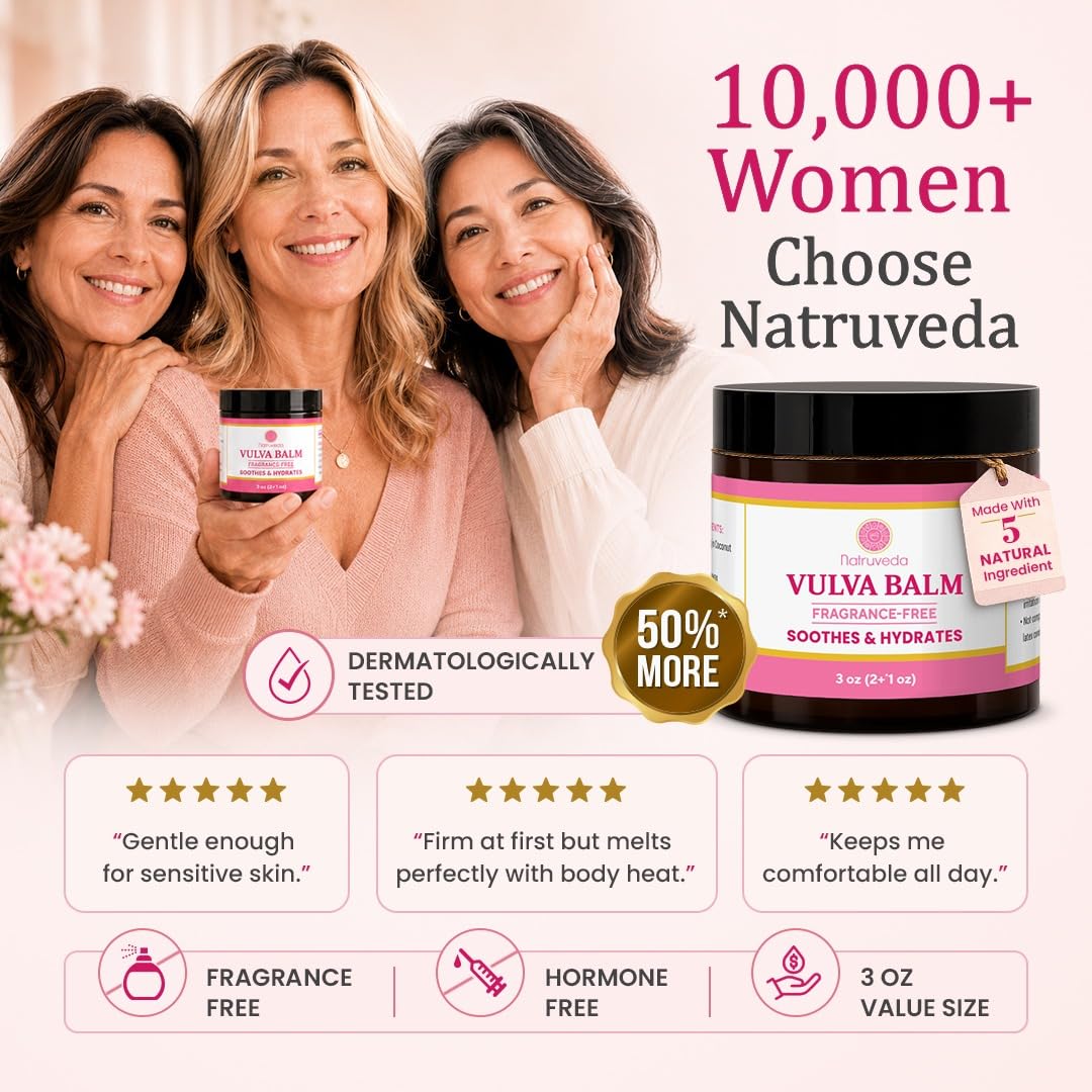 Menopause support vulva moisturizer