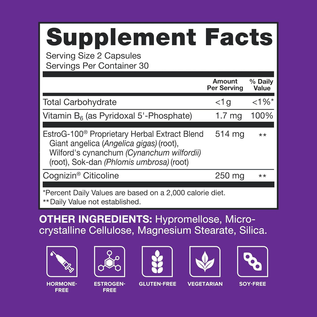 menopause support with B6 benefits