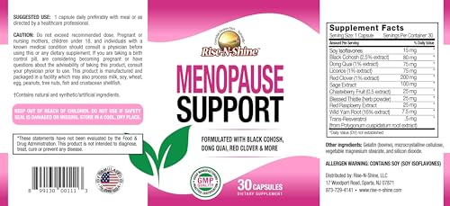 menopause support with red clover extract