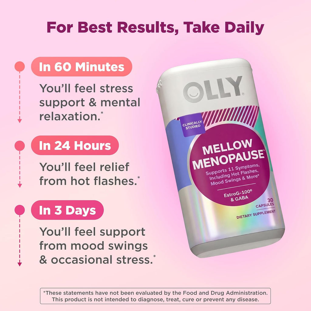 Menopause wellness with OLLY Mellow