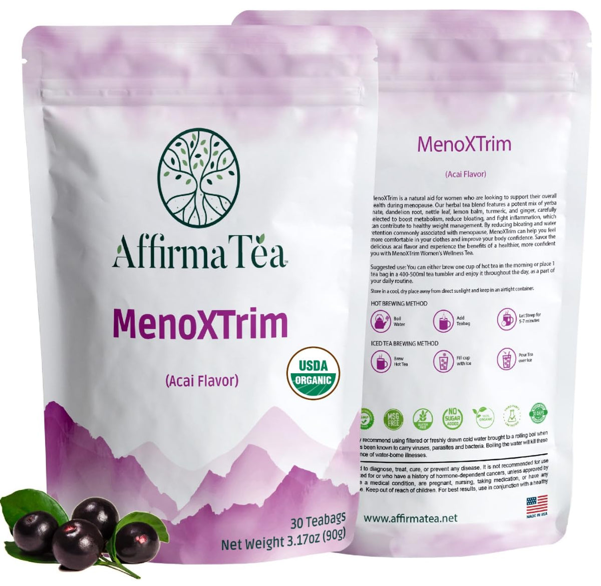 MenoXTrim menopause relief capsules