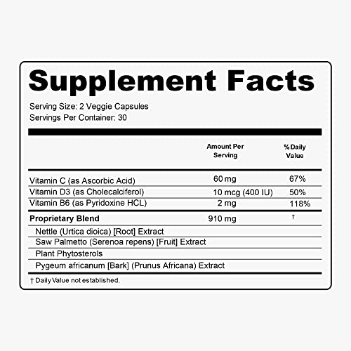 mens health supplement with herbal ingredients