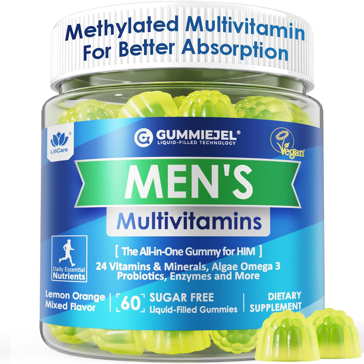 mens multivitamins gummies with omega 3