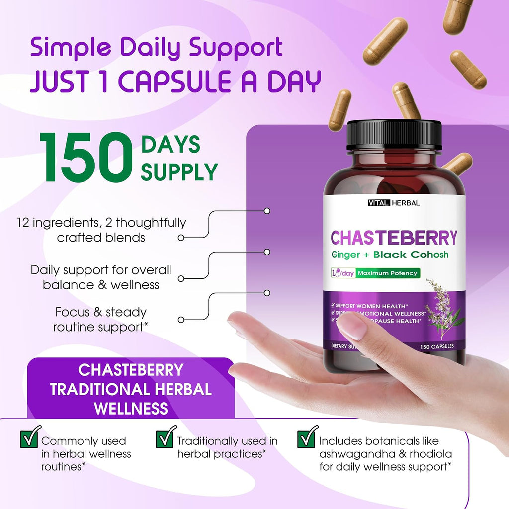Menstrual health with Chasteberry