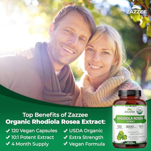 Mental clarity from organic Rhodiola capsules