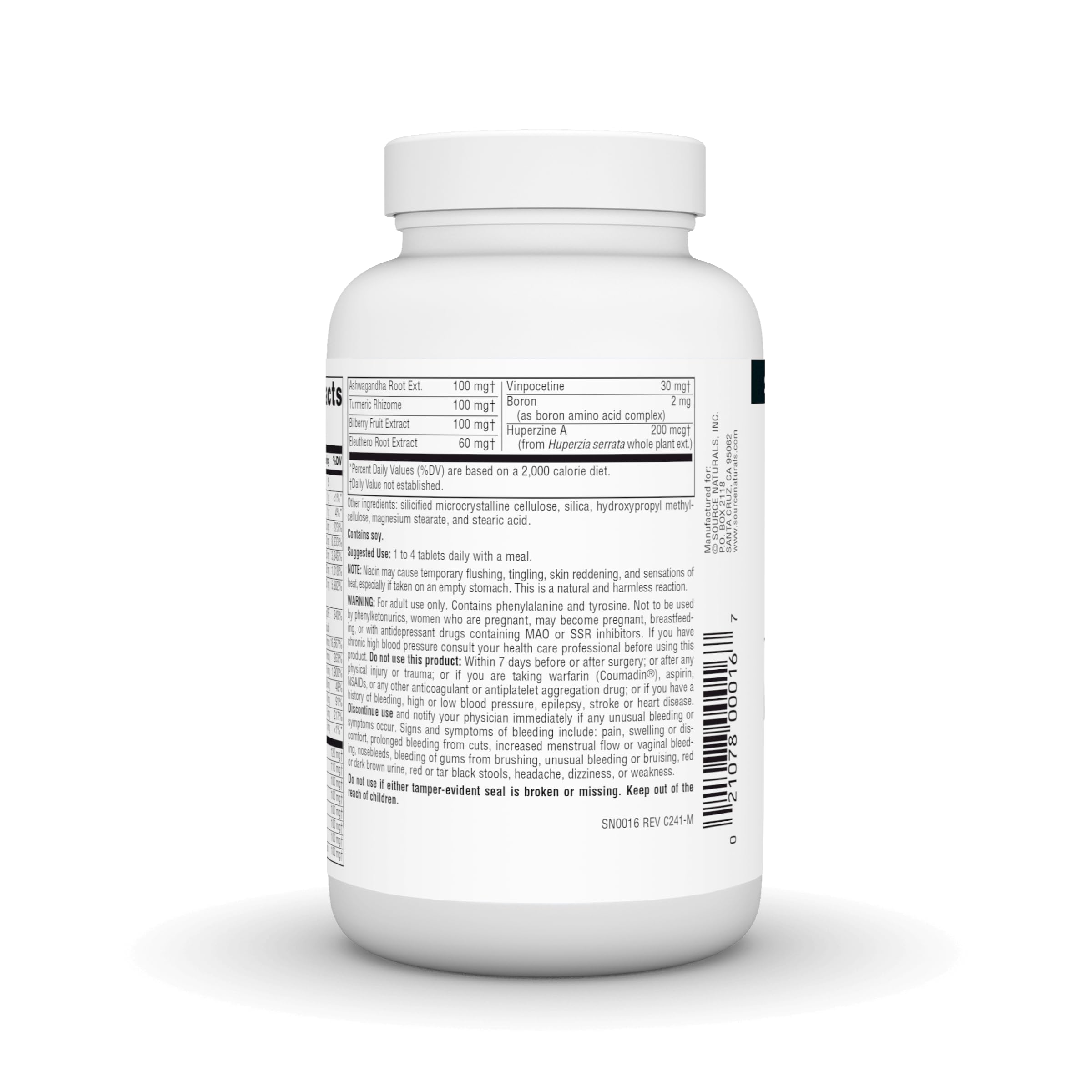 Mental clarity vitamin and mineral blend