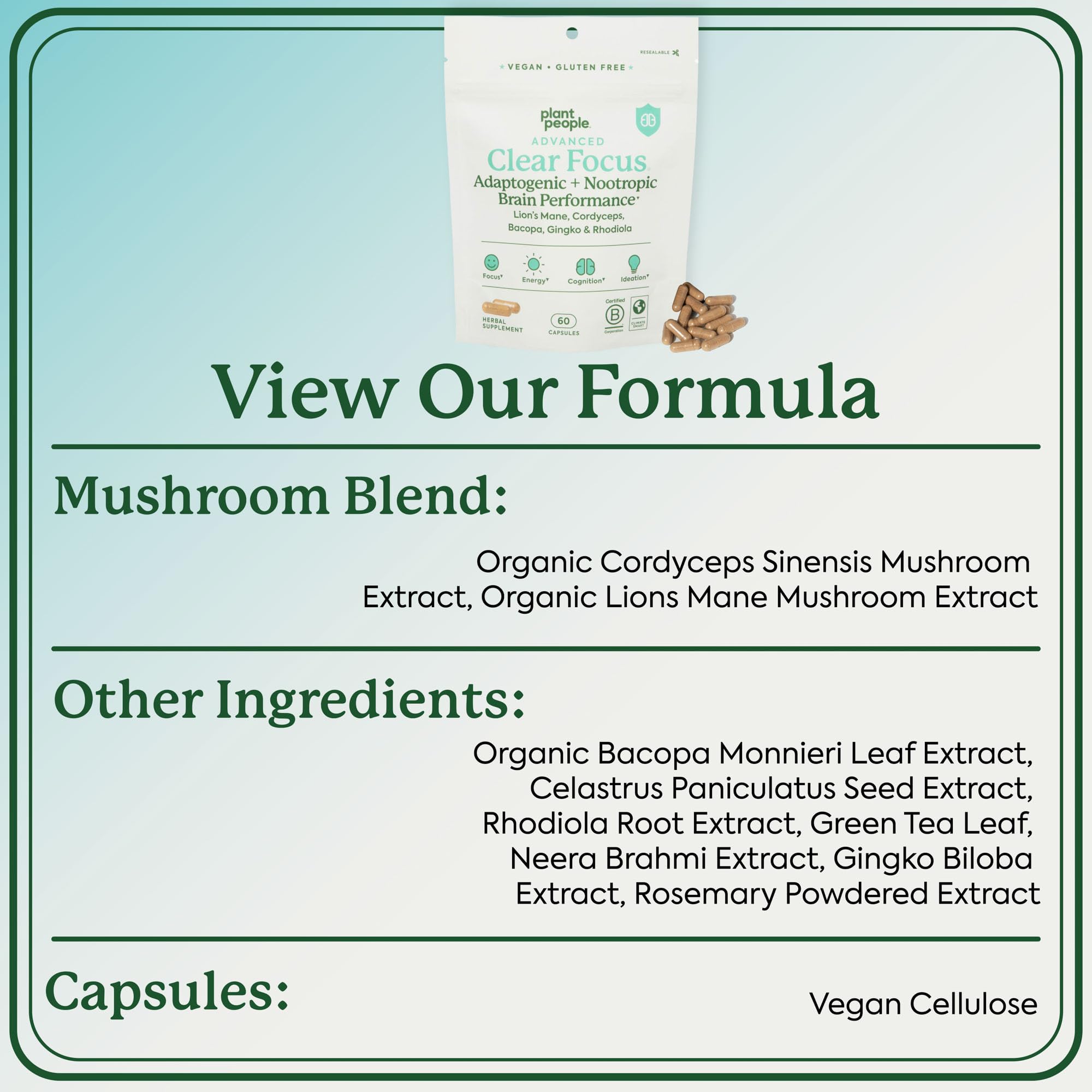 mental clarity with herbal supplements