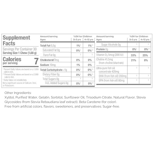 mental focus blended vitamin chews