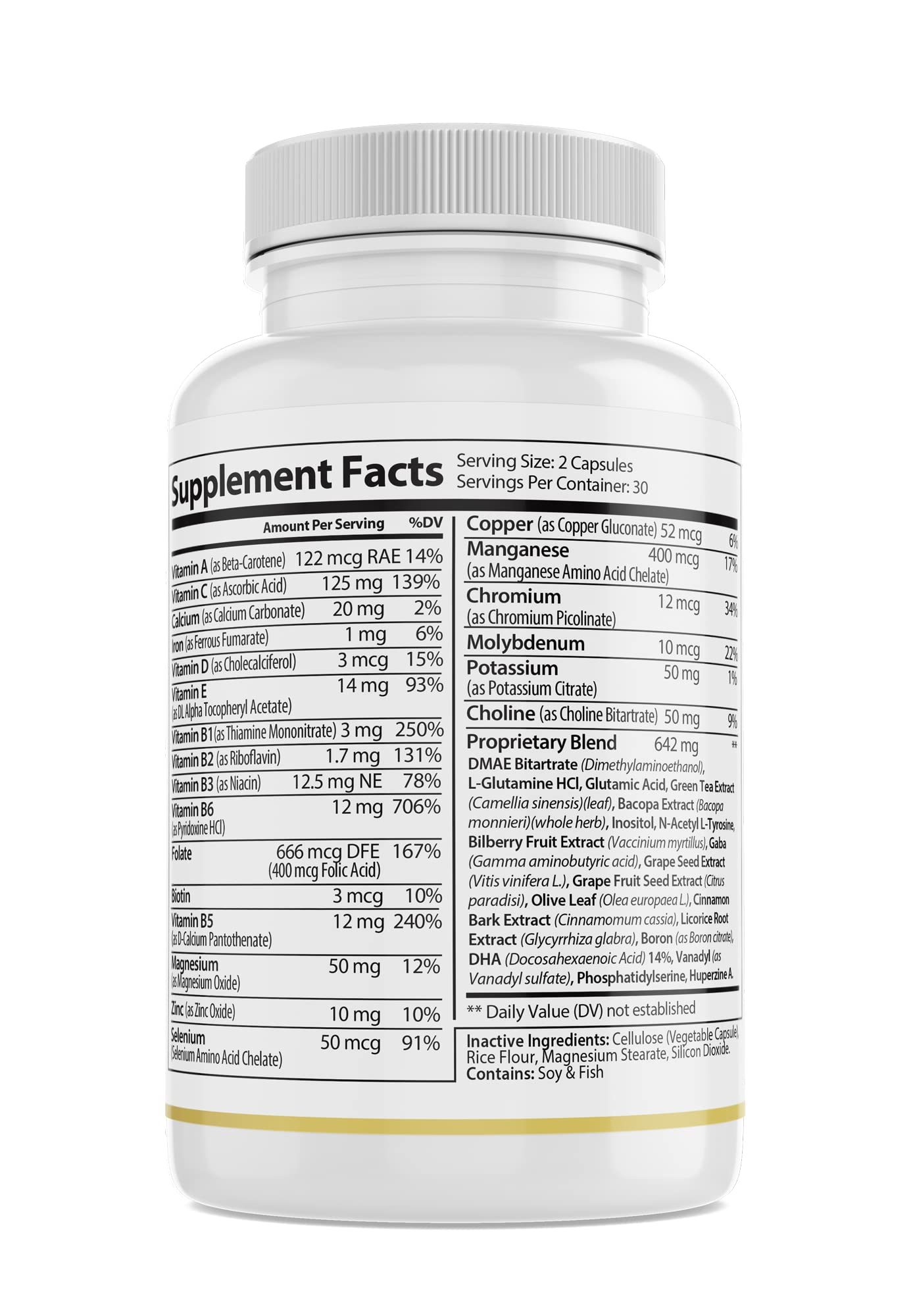 mental focus blended vitamins