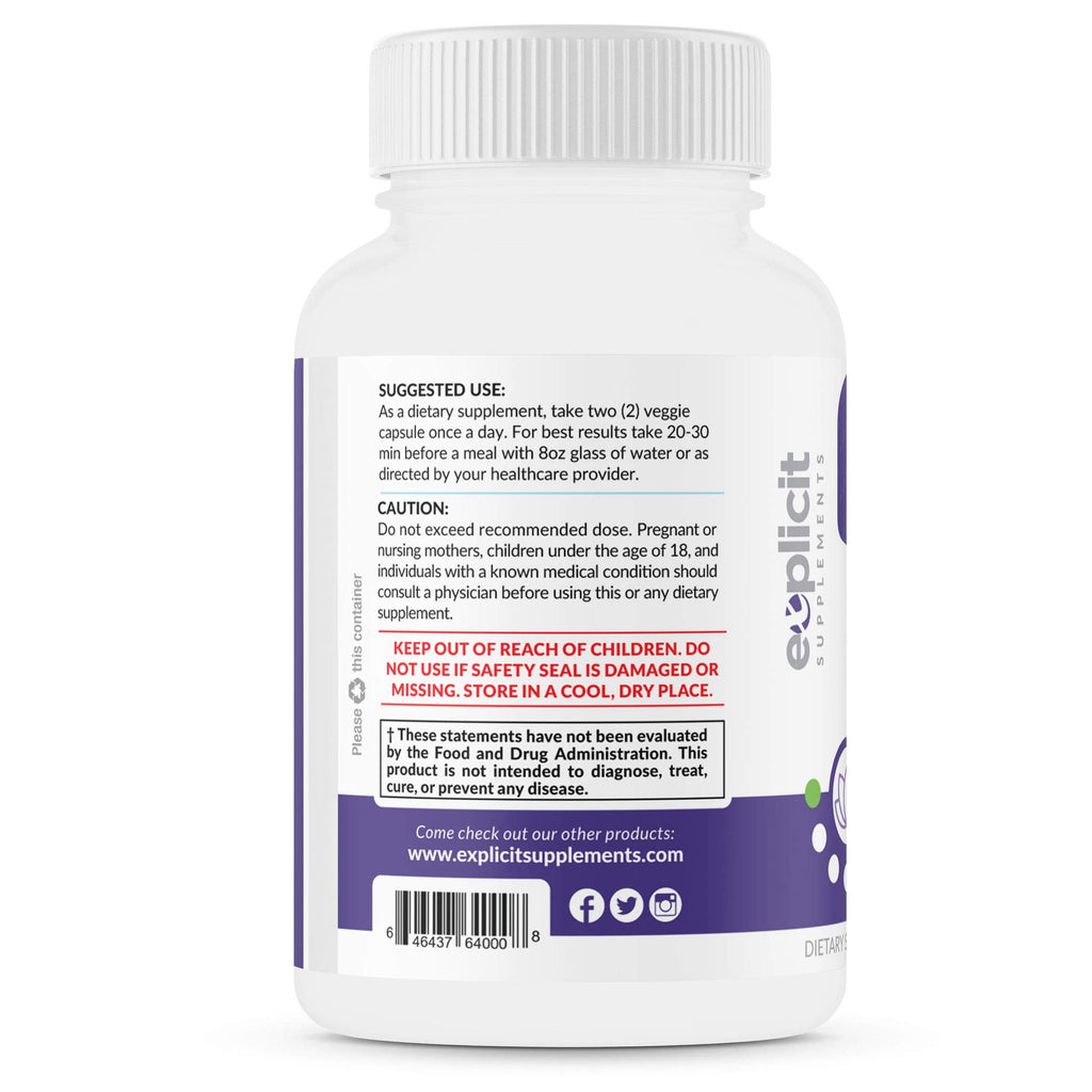 mental focus support blended vitamin capsules