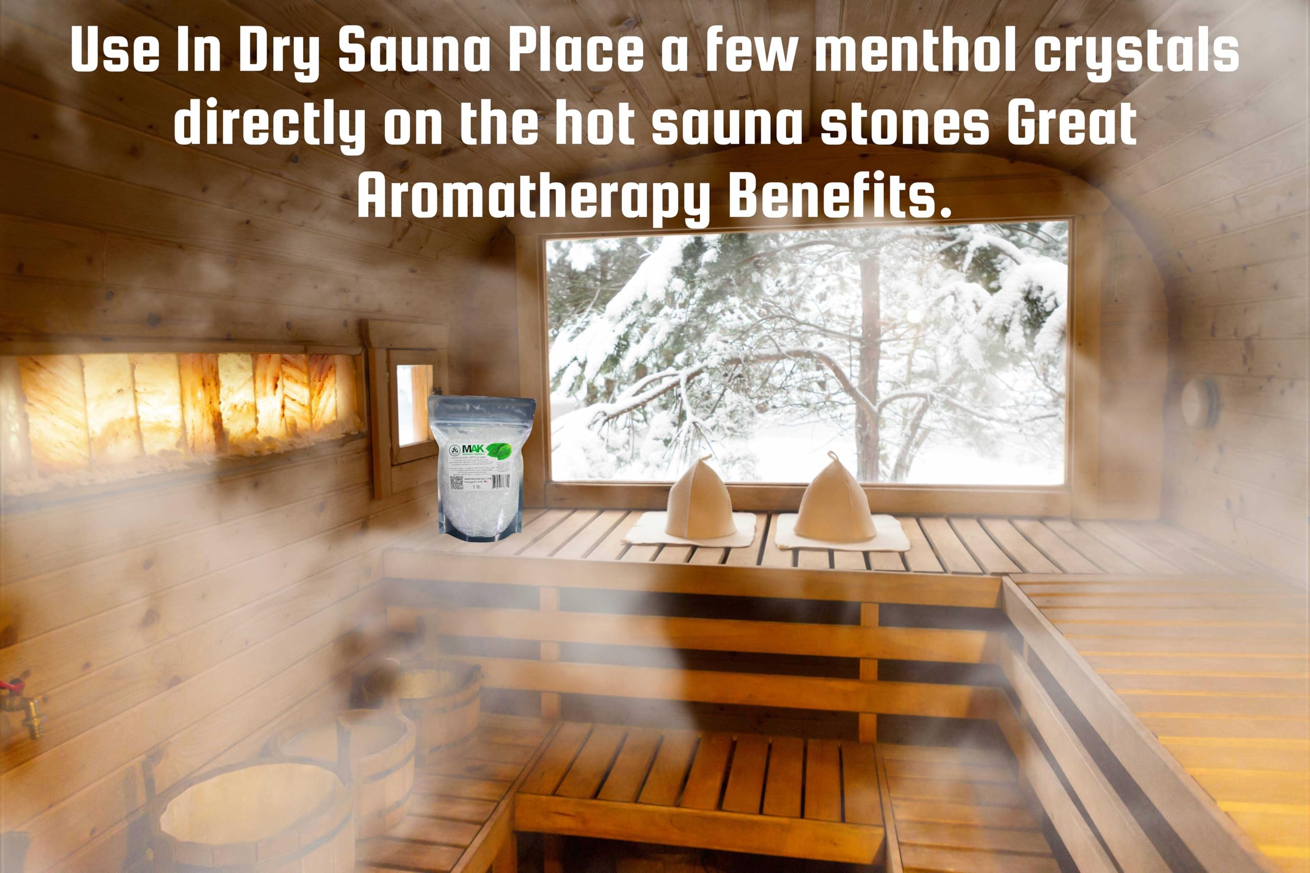 menthol crystals for enhanced supplements