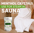 menthol crystals for invigorating bath experiences