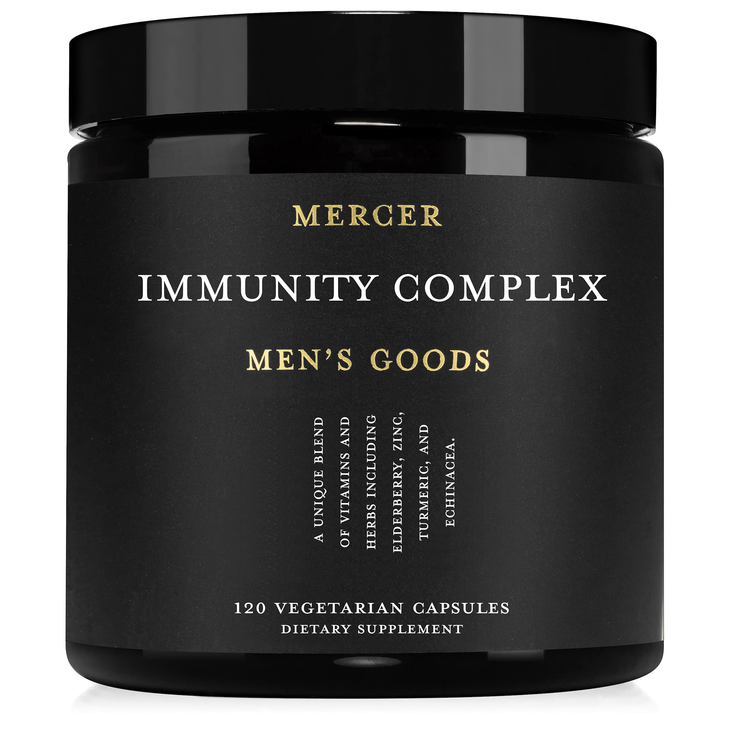 Mercer immunity vitamins elderberry capsules