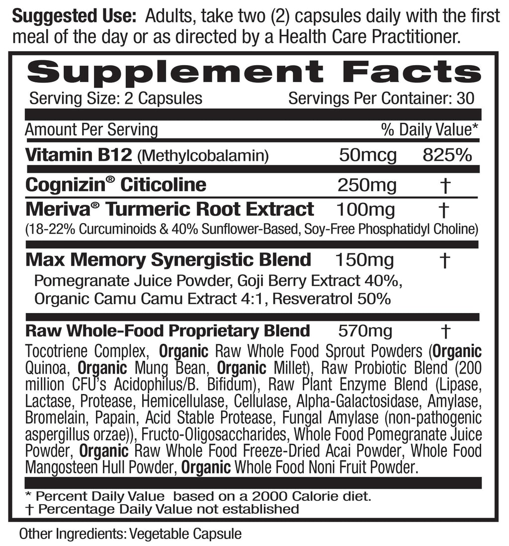 Meriva turmeric for enhanced memory health
