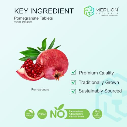 MERLION NATURALS pomegranate tablet dosage