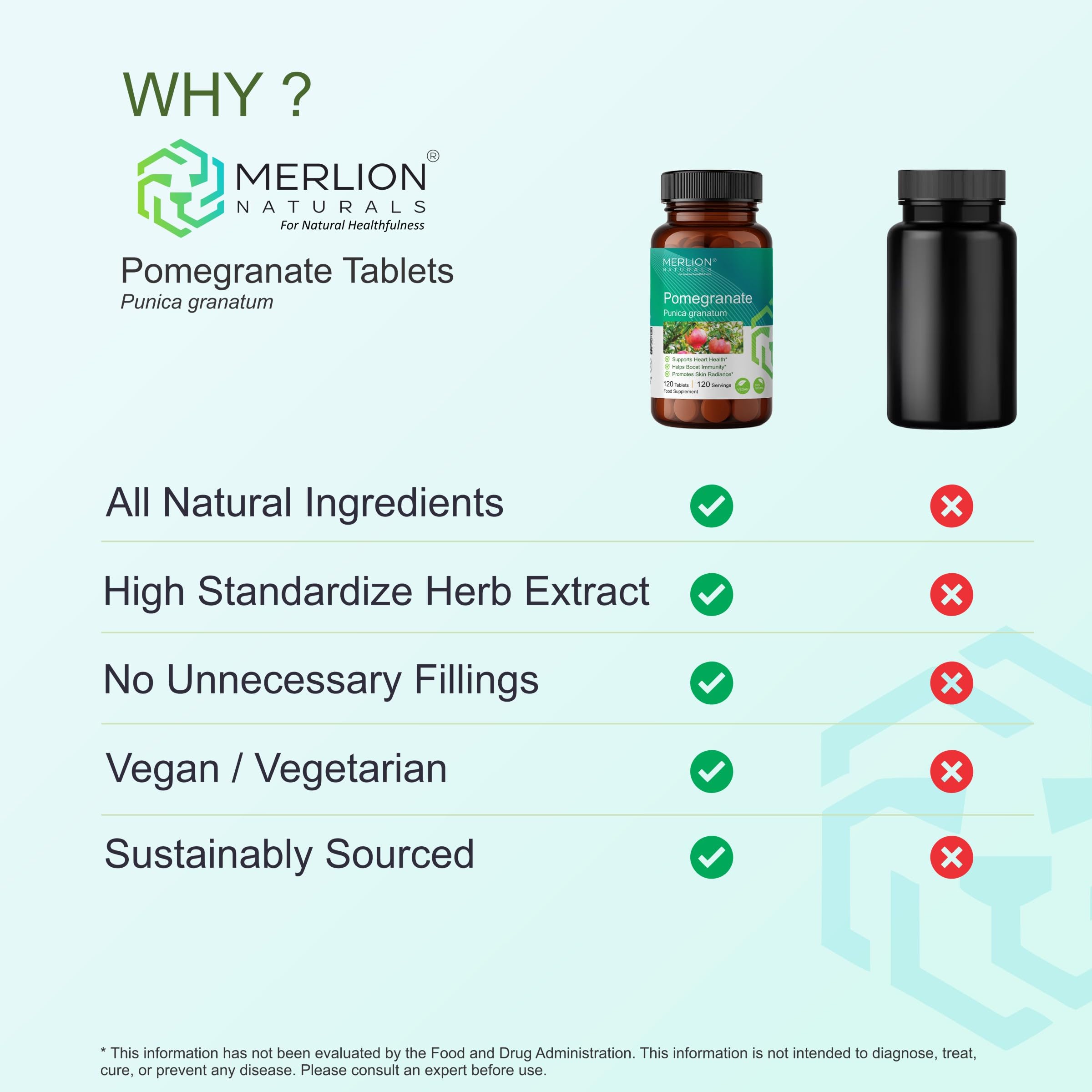 MERLION NATURALS pomegranate tablet reviews