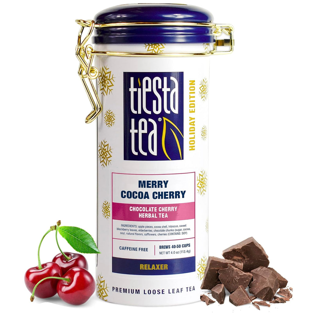 merry cocoa cherry herbal tea