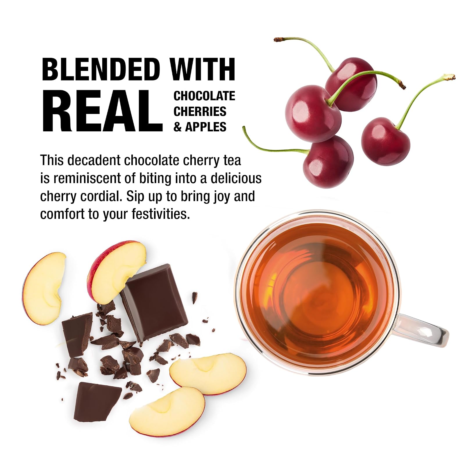 Merry Cocoa Cherry tea for relaxation