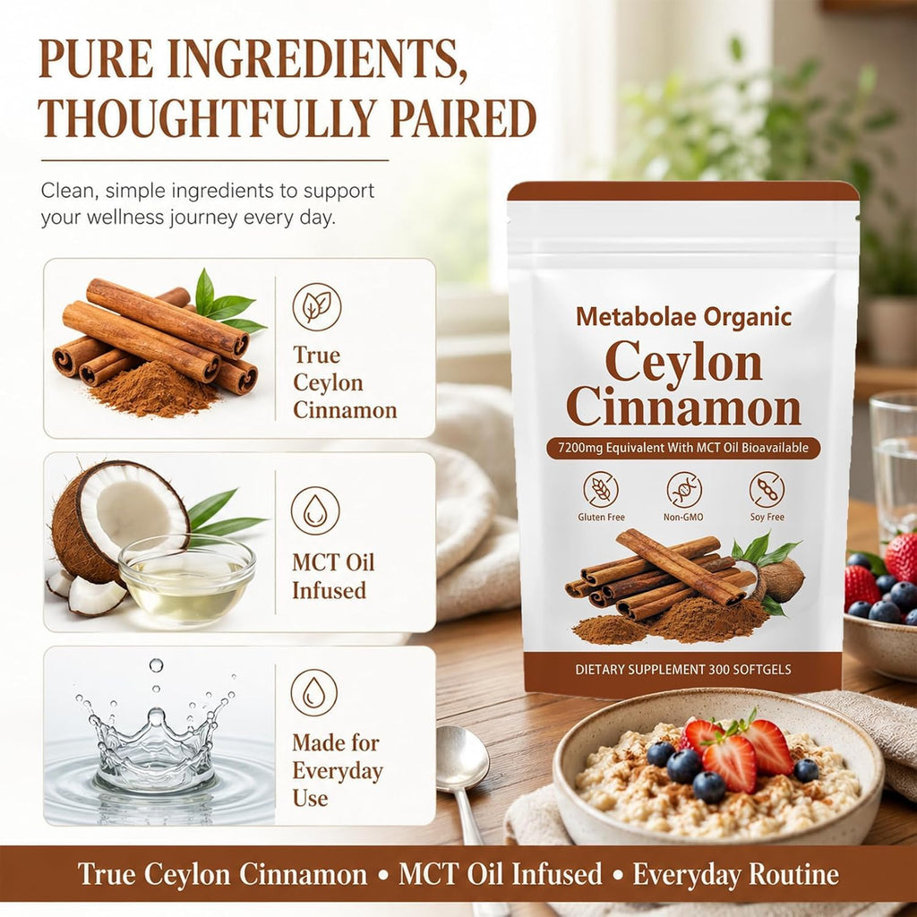 Metabolae cinnamon for blood sugar balance