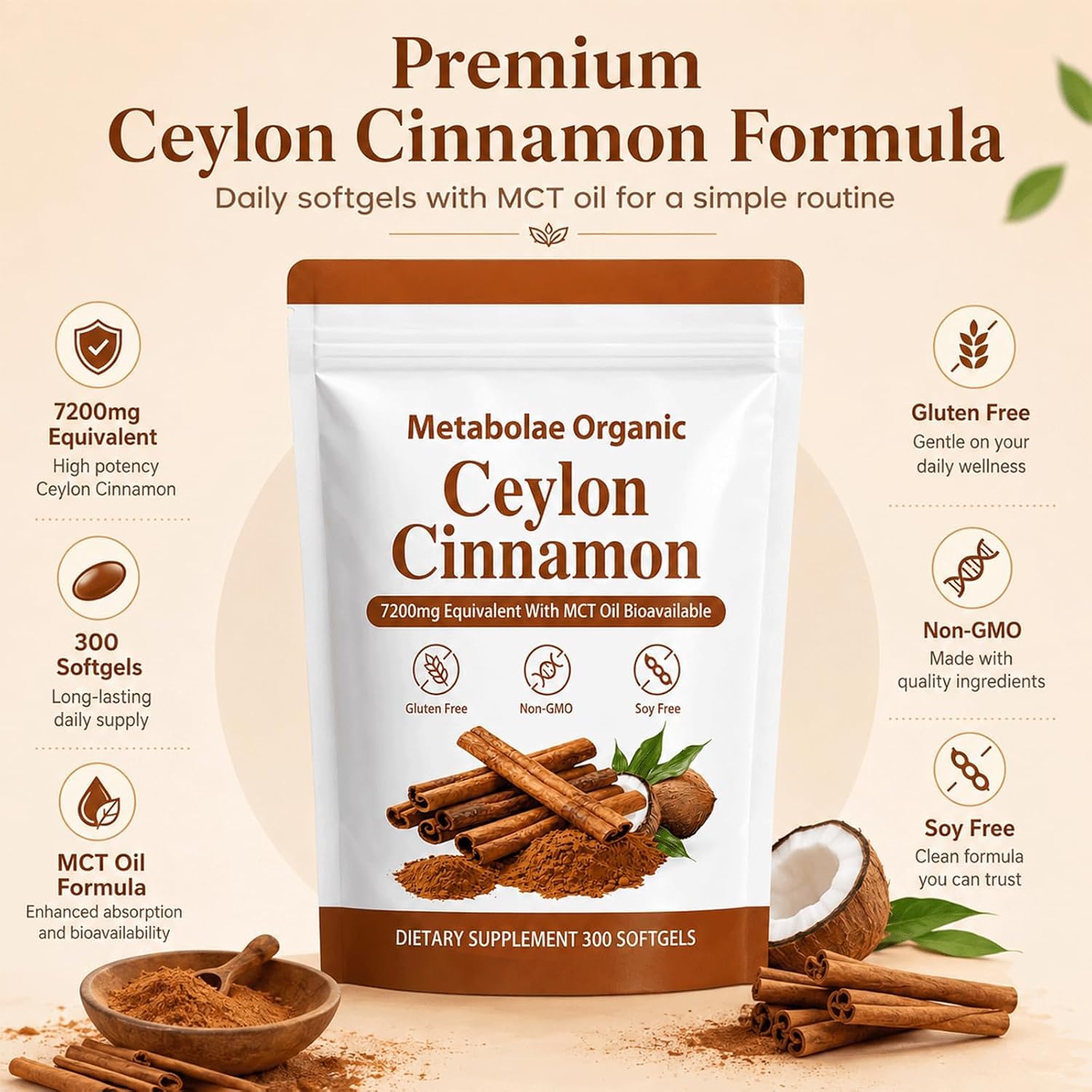 Metabolae herbal supplement for daily use