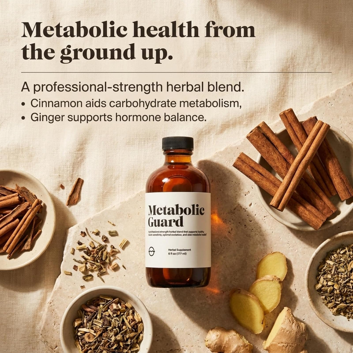 metabolic health support with herbs