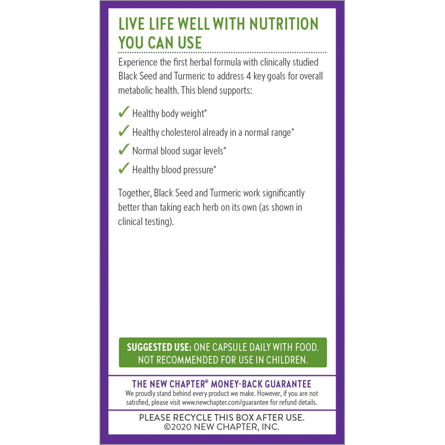metabolic health turmeric supplement