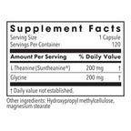 Metabolic Maintenance l-theanine capsules