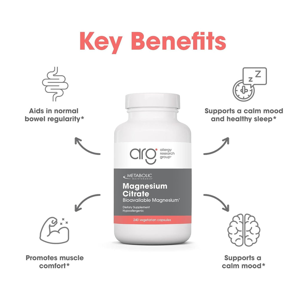 Metabolic Maintenance magnesium citrate benefits
