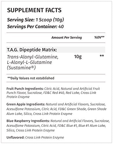 Metabolic Nutrition l-glutamine supplement