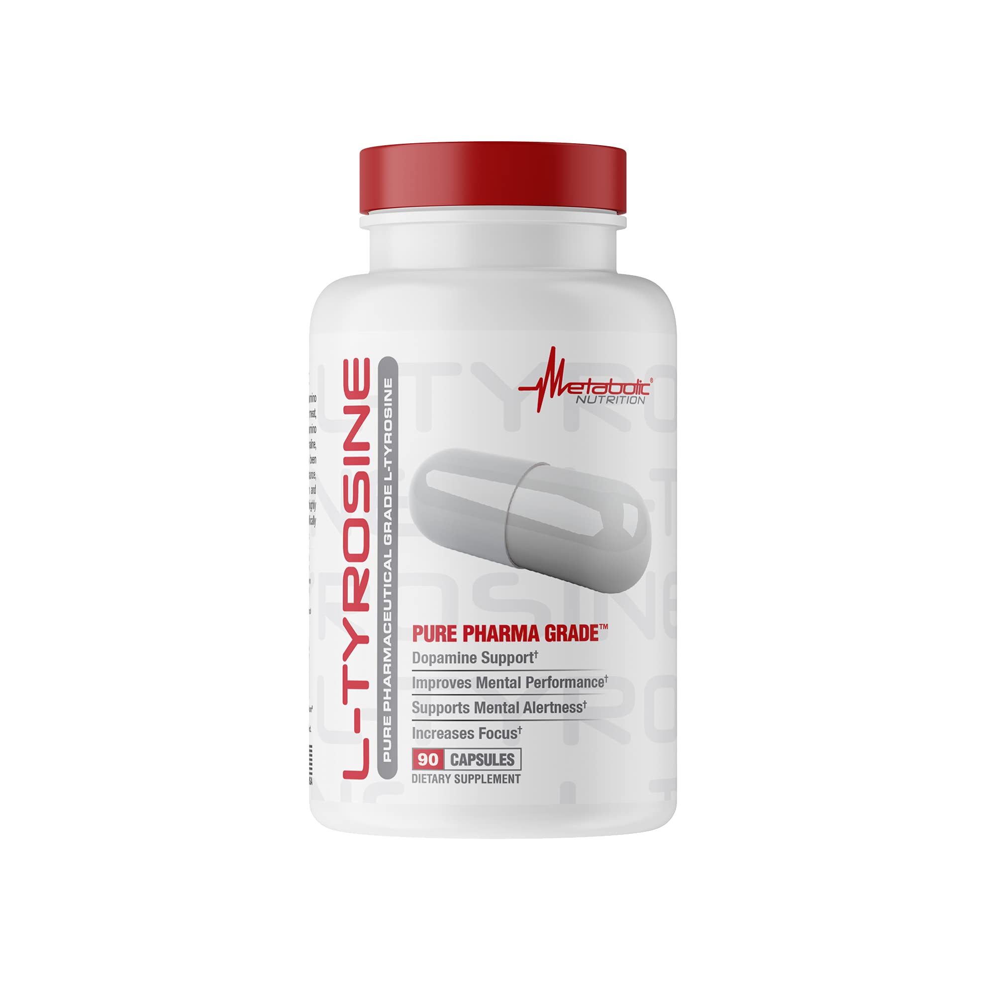 Metabolic Nutrition L-Tyrosine capsules for focus