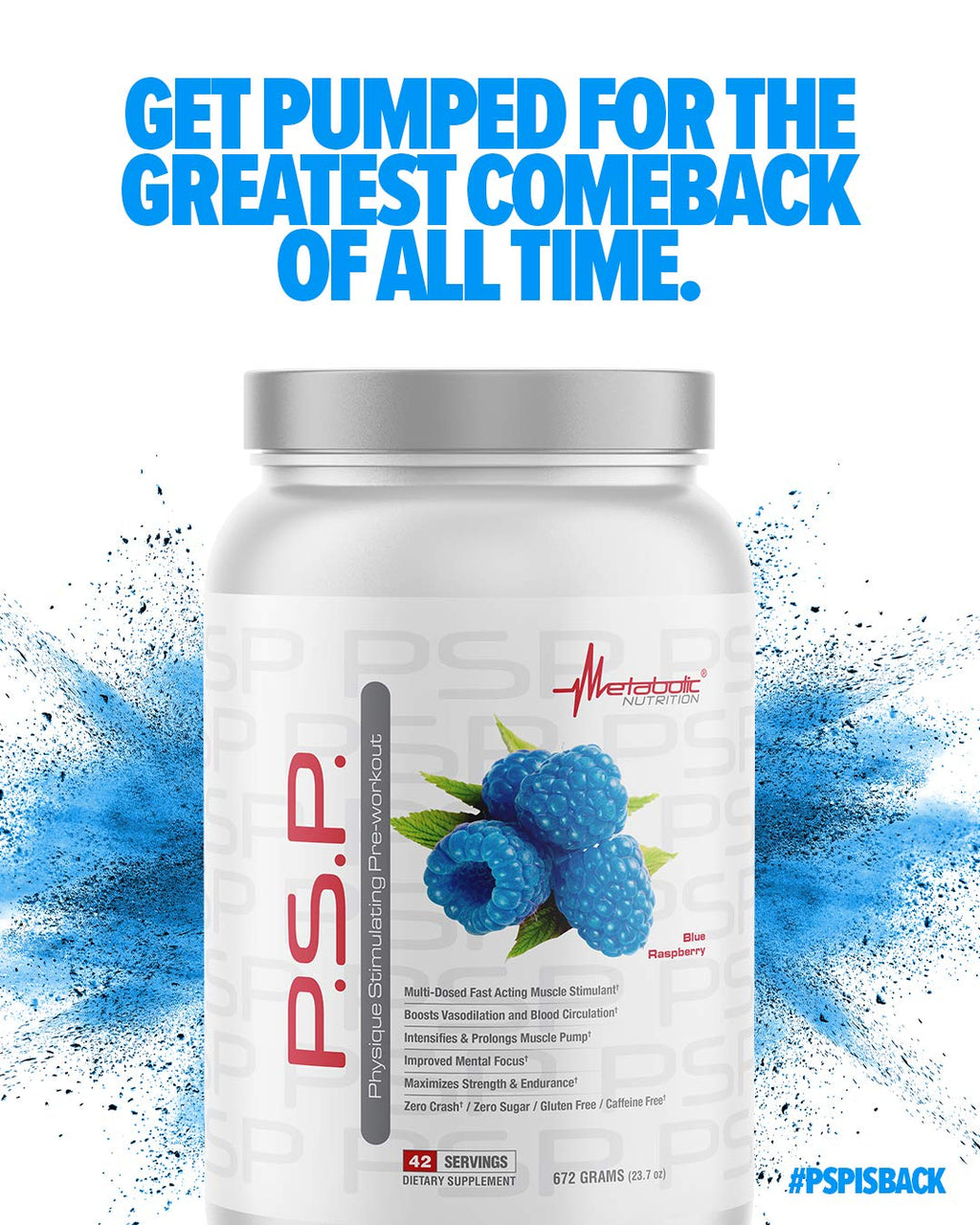 Metabolic Nutrition pre-workout for muscle endurance