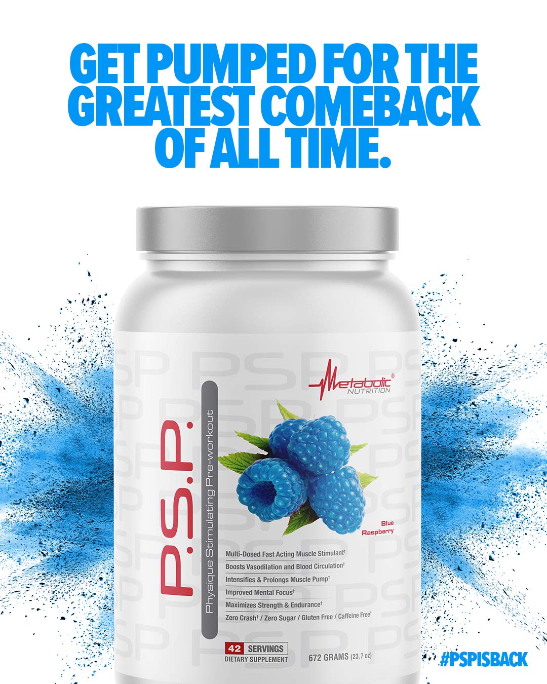 Metabolic Nutrition pre-workout for muscle endurance