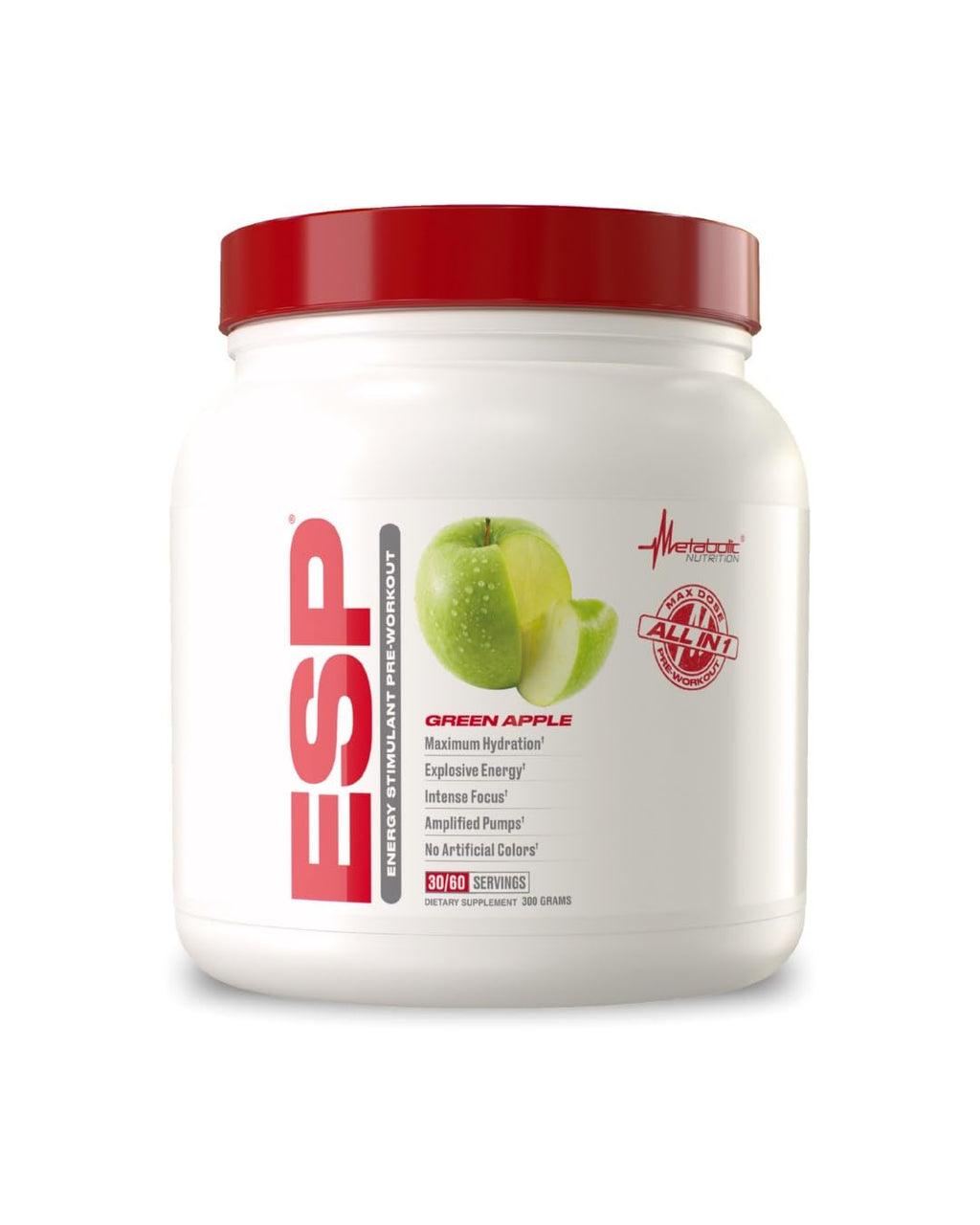 Metabolic Nutrition pre-workout green apple