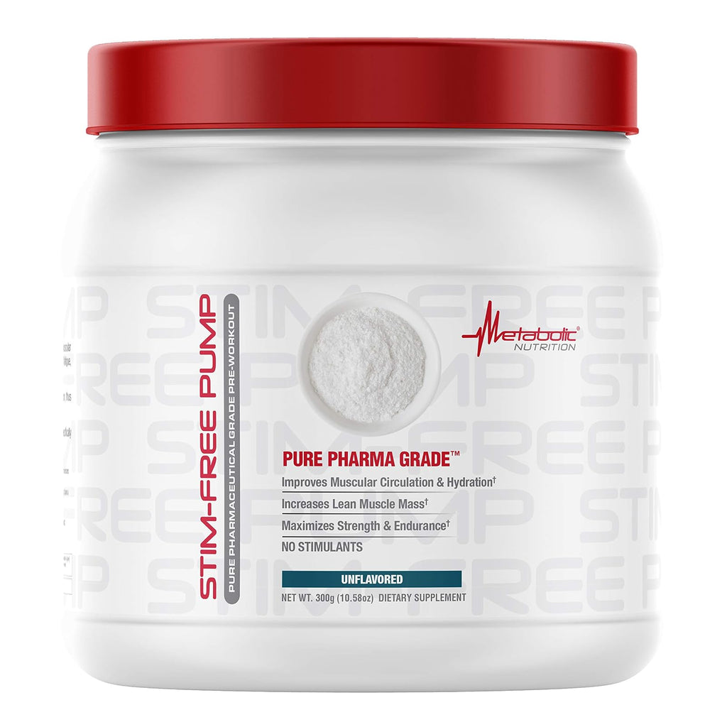 Metabolic Nutrition stim free pump benefits