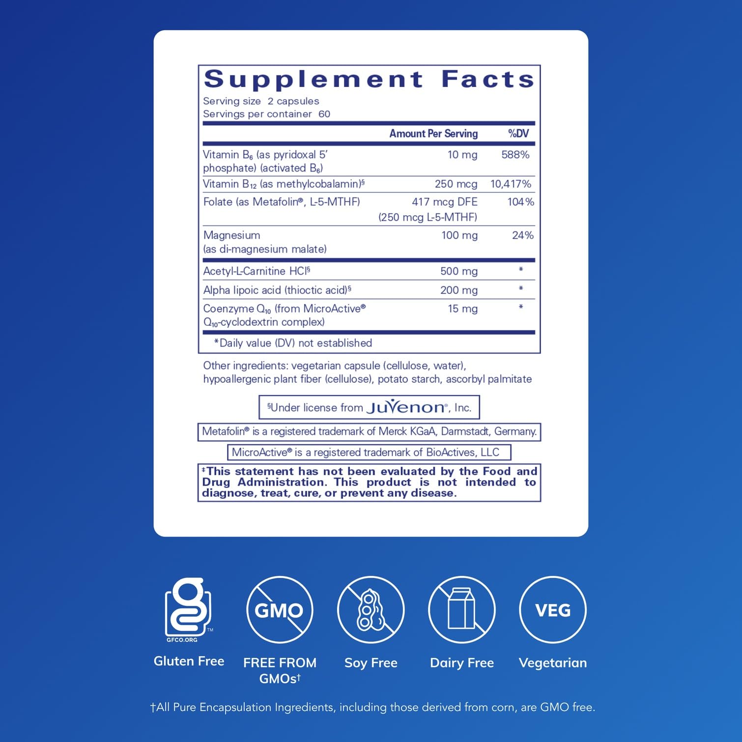 metabolic support blended vitamin & mineral formula