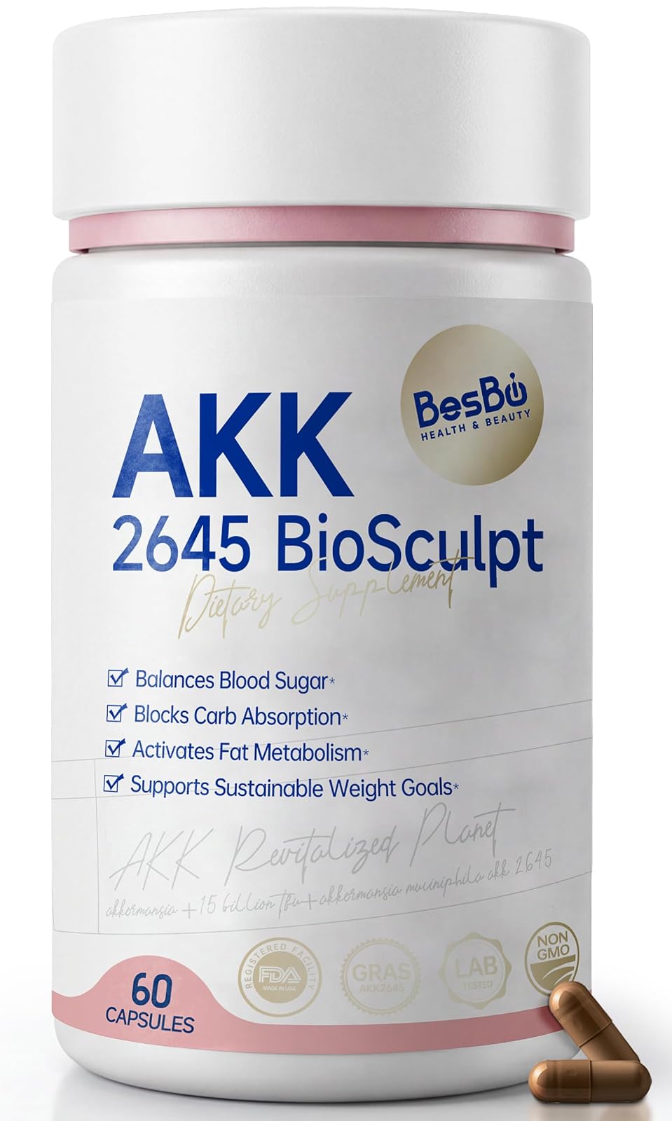 Metabolic Support probiotic capsules