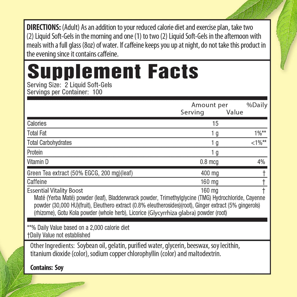 metabolism enhancement with fat burner