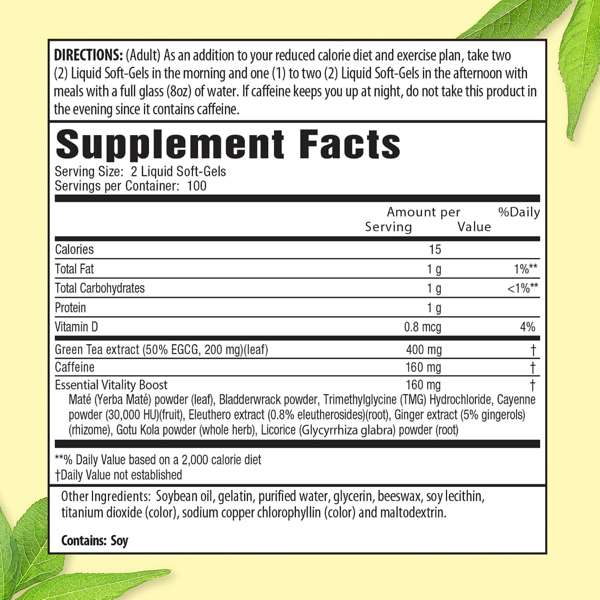 metabolism enhancement with fat burner