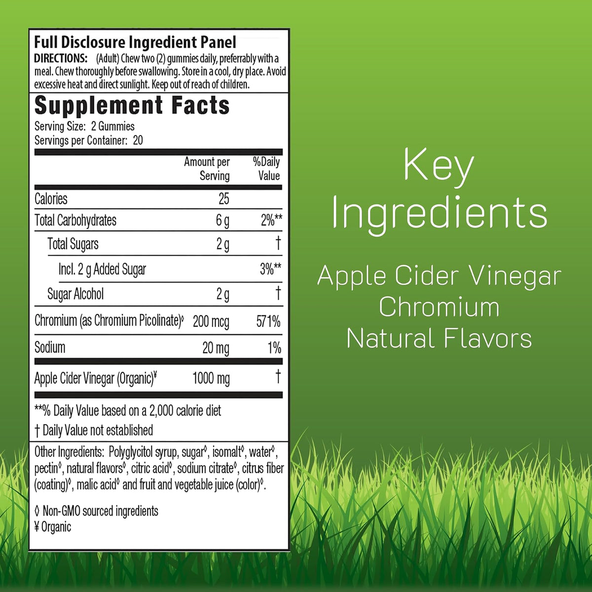 metabolism support with apple cider vinegar