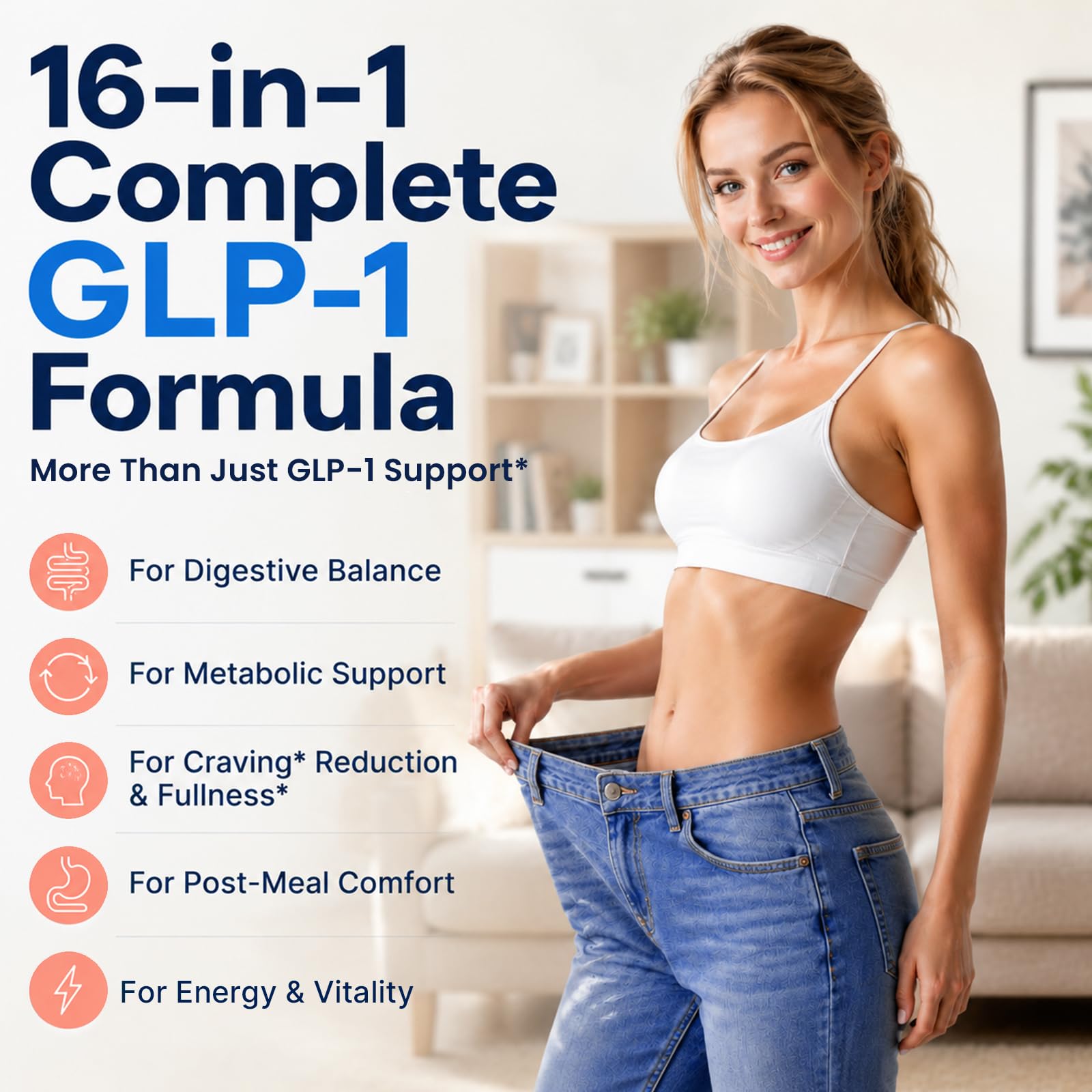 Metabolism support with GLP-1 enzymes