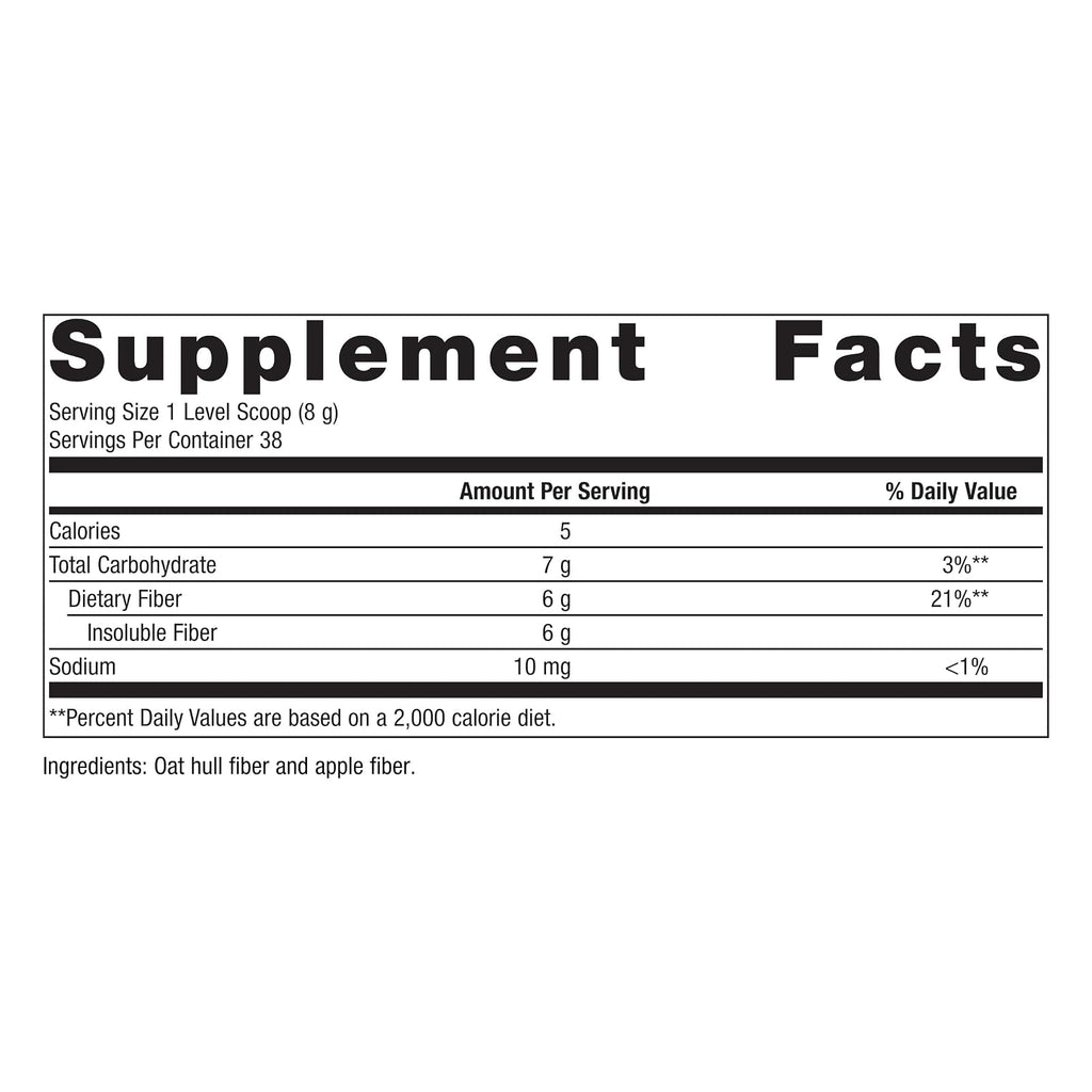 MetaFiber powder for daily fibre intake