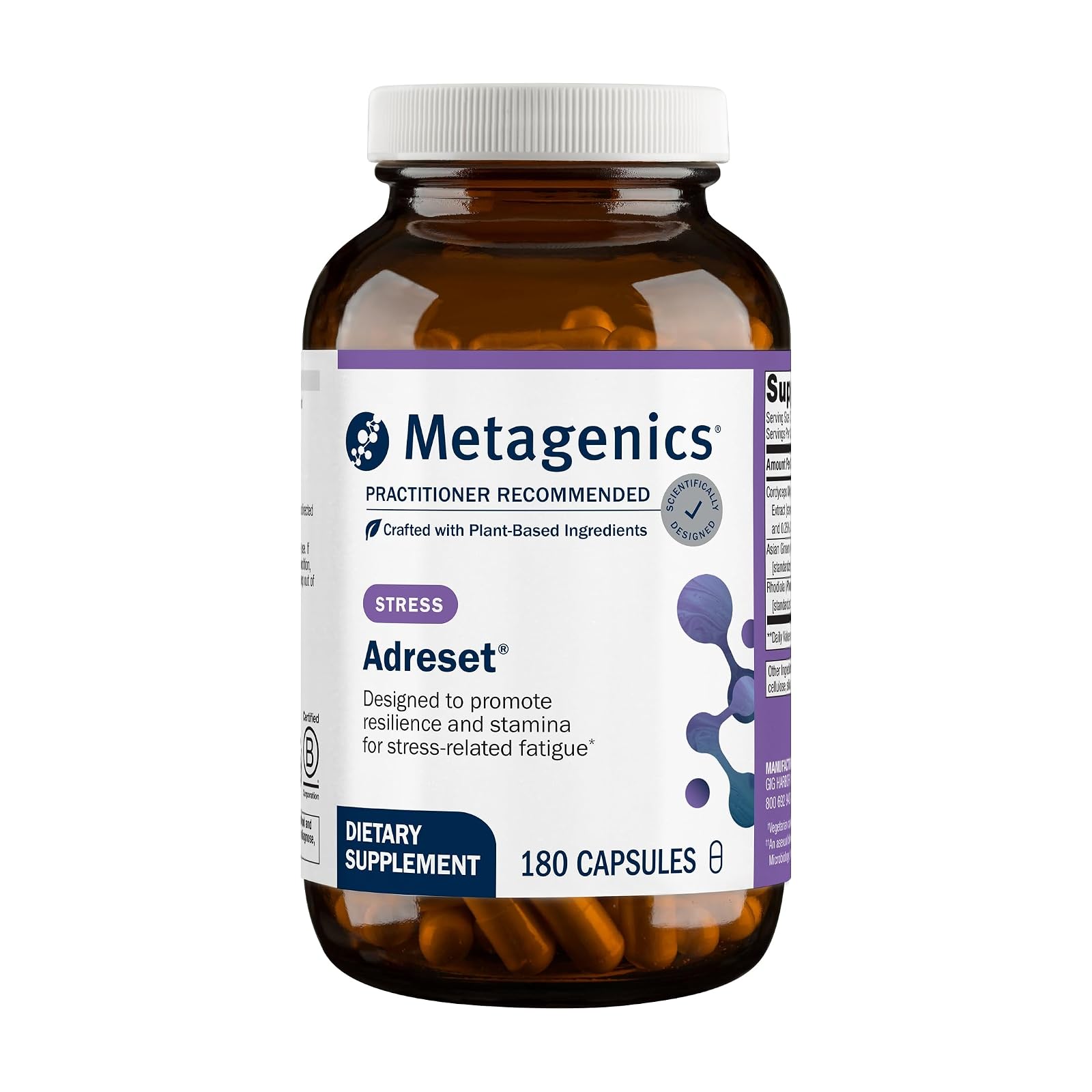 Metagenics Adreset adaptogen capsules