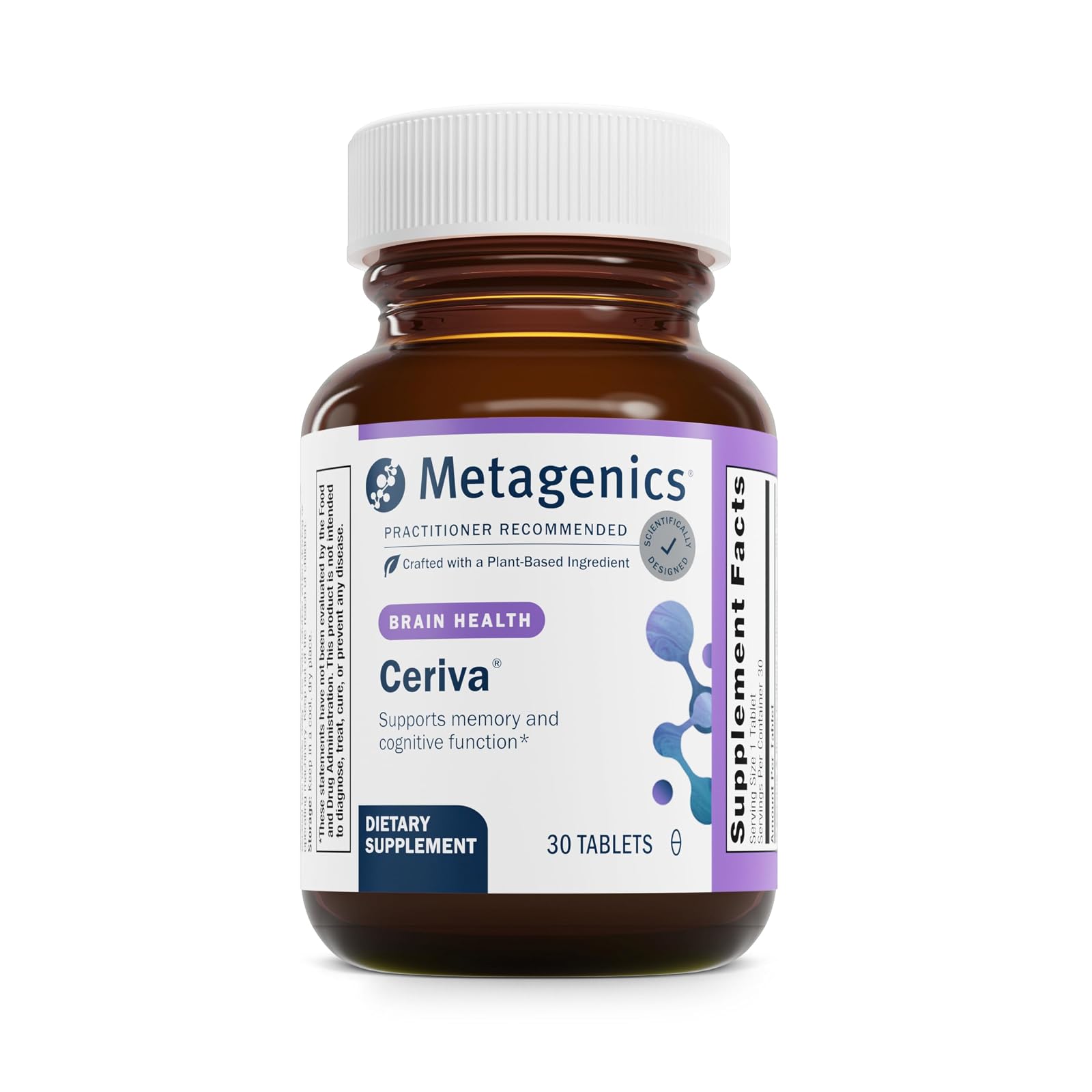 Metagenics Ceriva acetylcholine support tablets