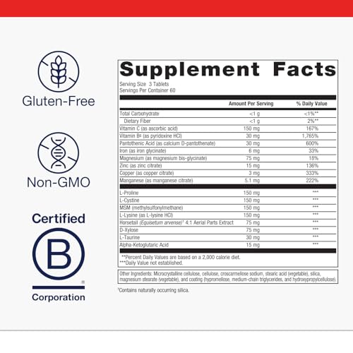 Metagenics Collagenics for healthy skin and joints