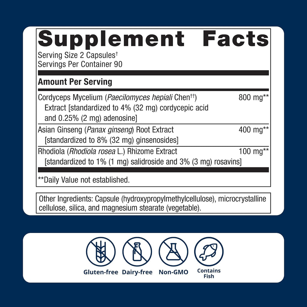 Metagenics herbal blend for vitality