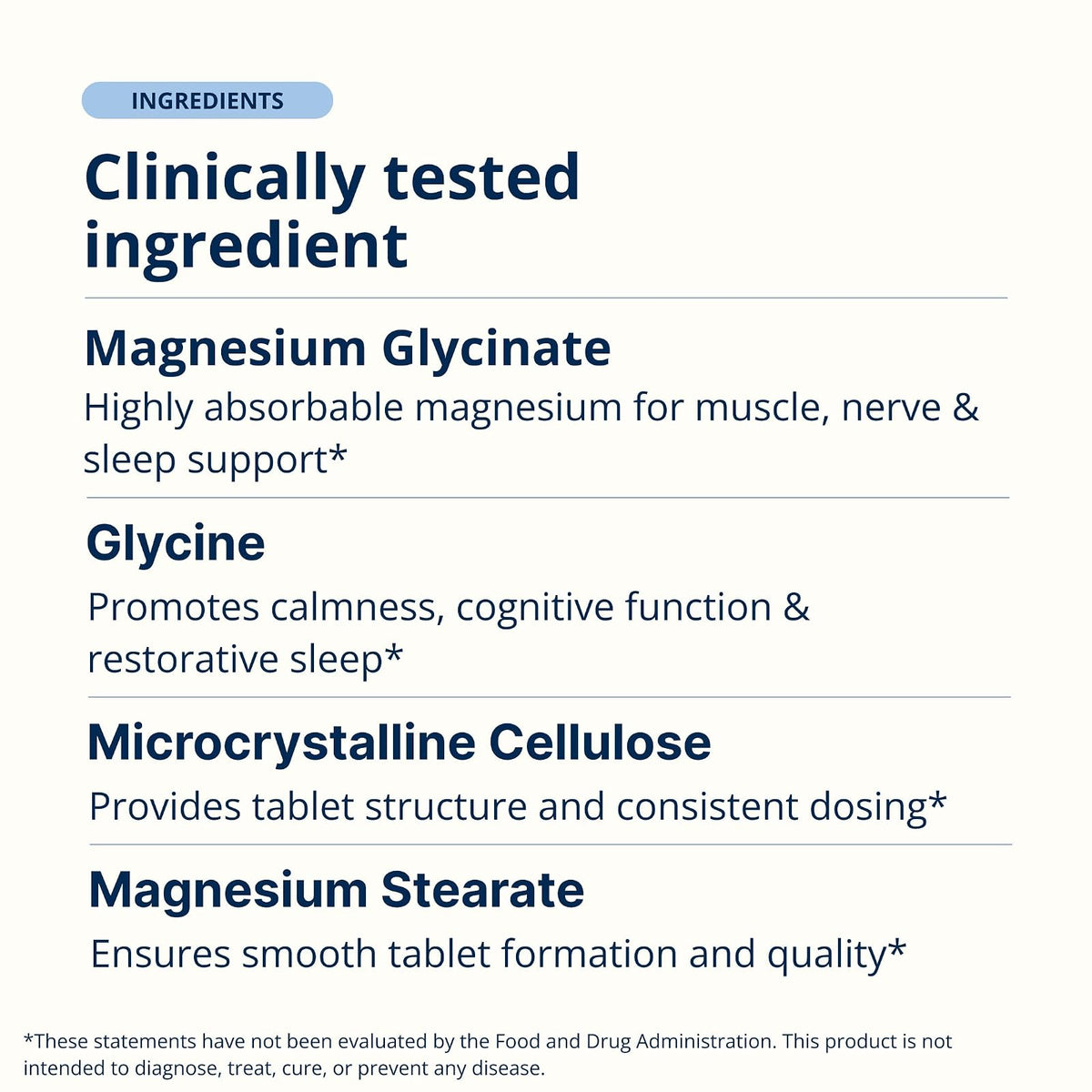 Metagenics magnesium tablets for stress relief