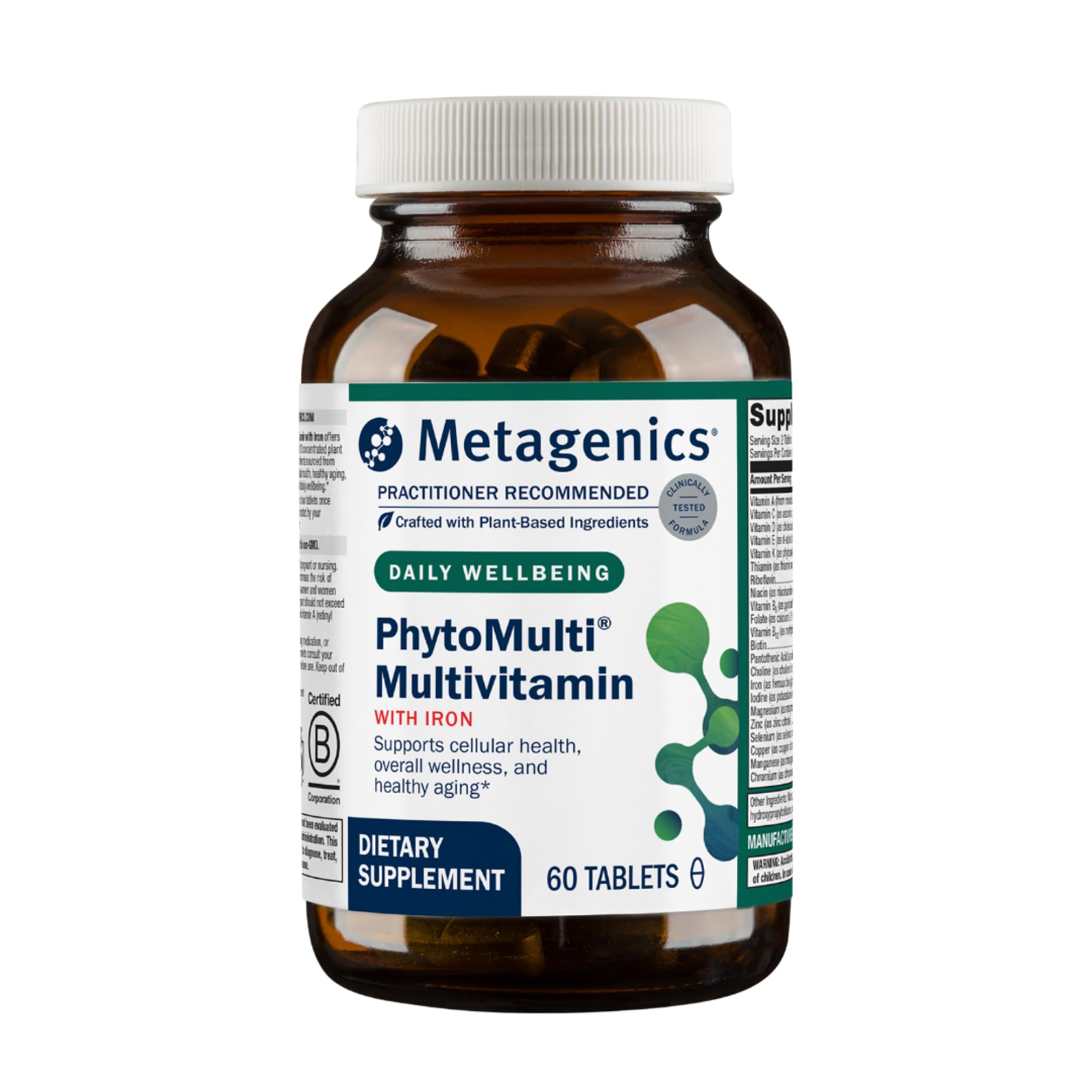Metagenics PhytoMulti iron supplement